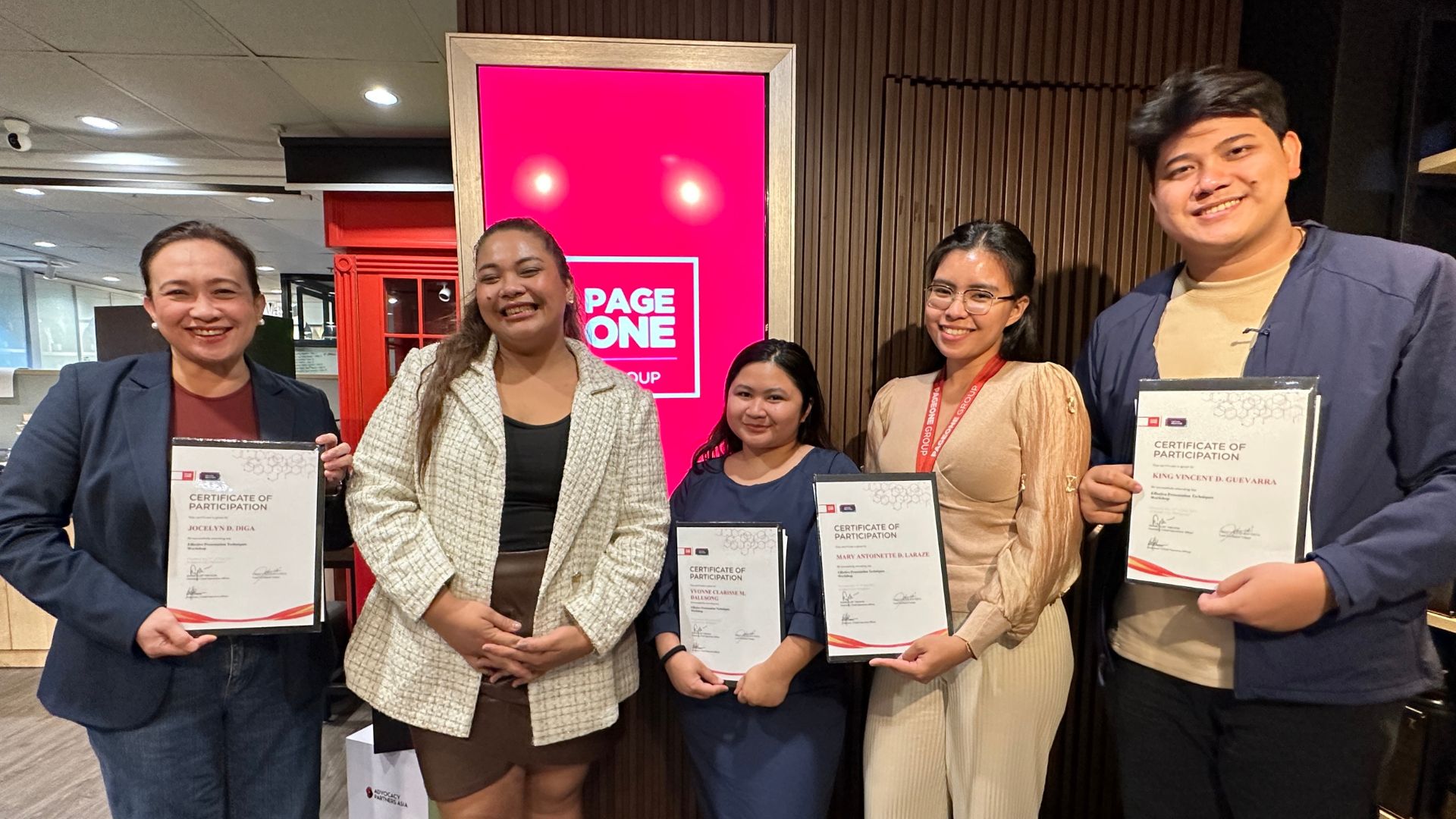 PAGEONE Group Deepens Team Capabilities Through Strategic Presentation Training | PAGEONE Group